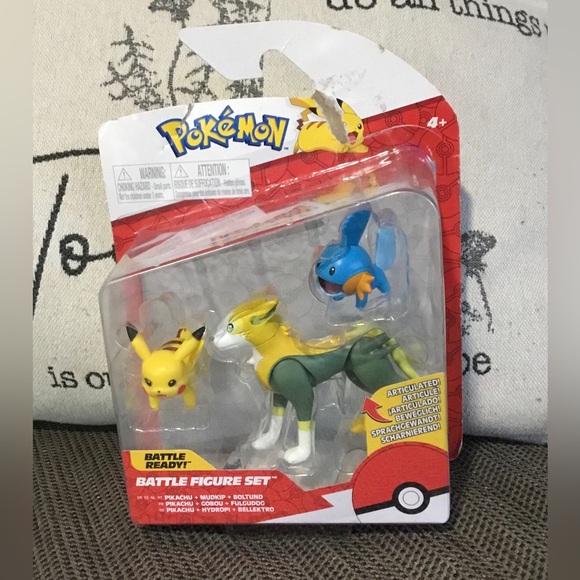 Pokemon | Toys | Pokemon Battle Figure Set Battle Ready Nib | Poshmark